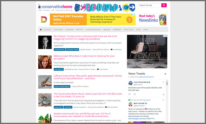 Top 50 UK Blogs | Vuelio