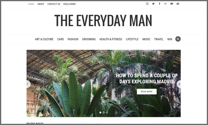 Men's Lifestyle Blogs UK Top 10 | Vuelio