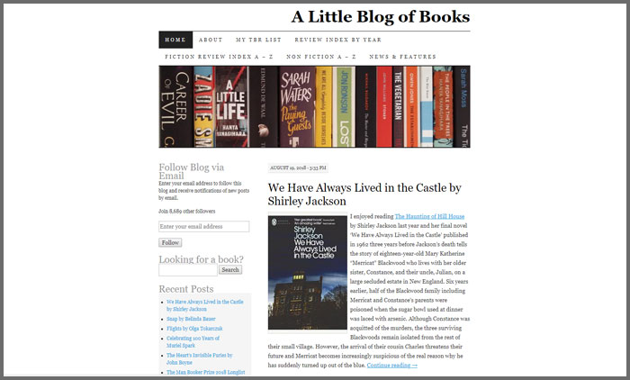 Literature Blogs UK Top 10 | Vuelio