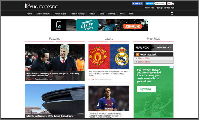 Football Blogs UK Top 10 | Vuelio