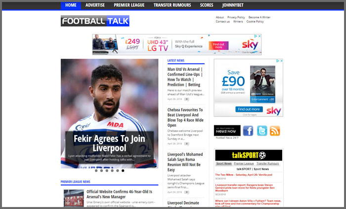 Football Blogs UK Top 10 | Vuelio