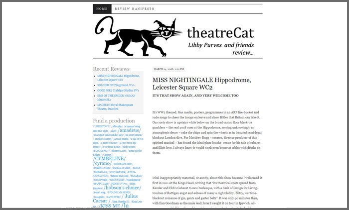 Top 10 Theatre Blogs | Vuelio