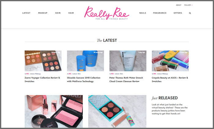 Top 10 UK Beauty Blogs | Vuelio