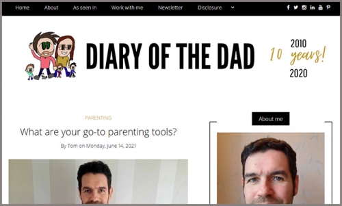 Daddy Blogs UK Top 10 | Vuelio