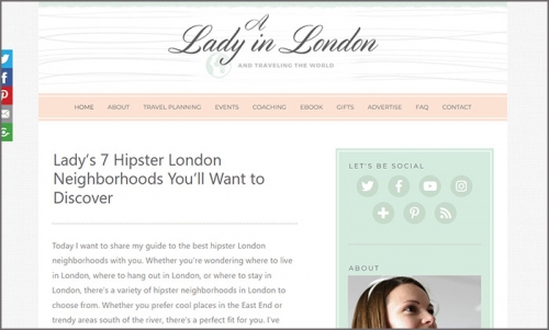 Travel Blogs UK - Top 10 | Vuelio