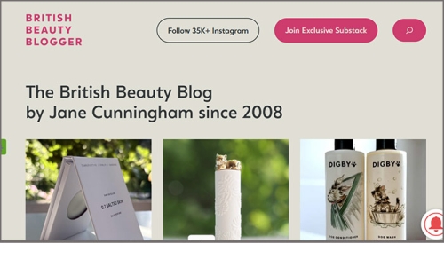 Top 10 UK Beauty Blogs | Vuelio